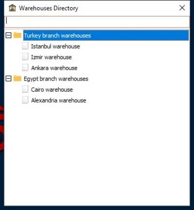 Warehouses Directory [ويكي الحلول المبتكرة - CS ERP Wiki]